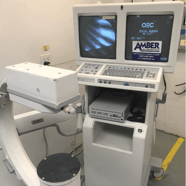 C-Arms: OEC 6600 Mini Used and Refurbished, Amber Diagnostics